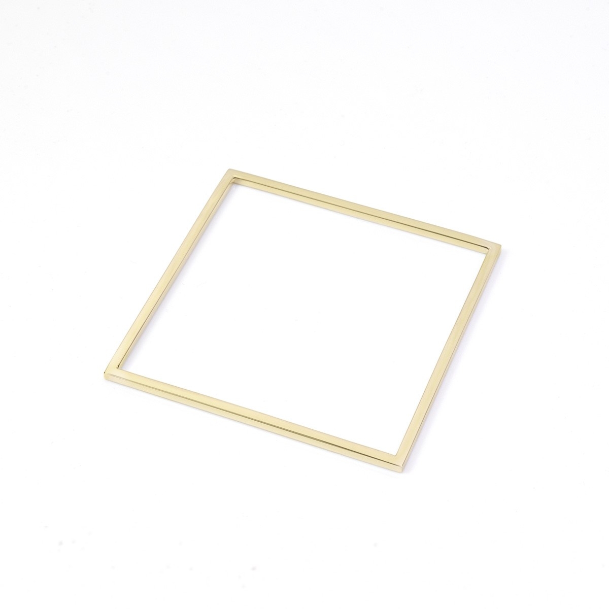 SQUARE BANGLE【K10 WhiteGold】 - ELRINA