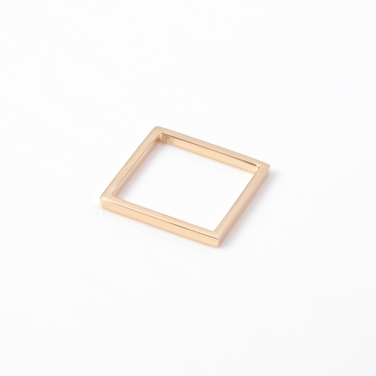 SQUARE RING【K10 YellowGold】 - ELRINA