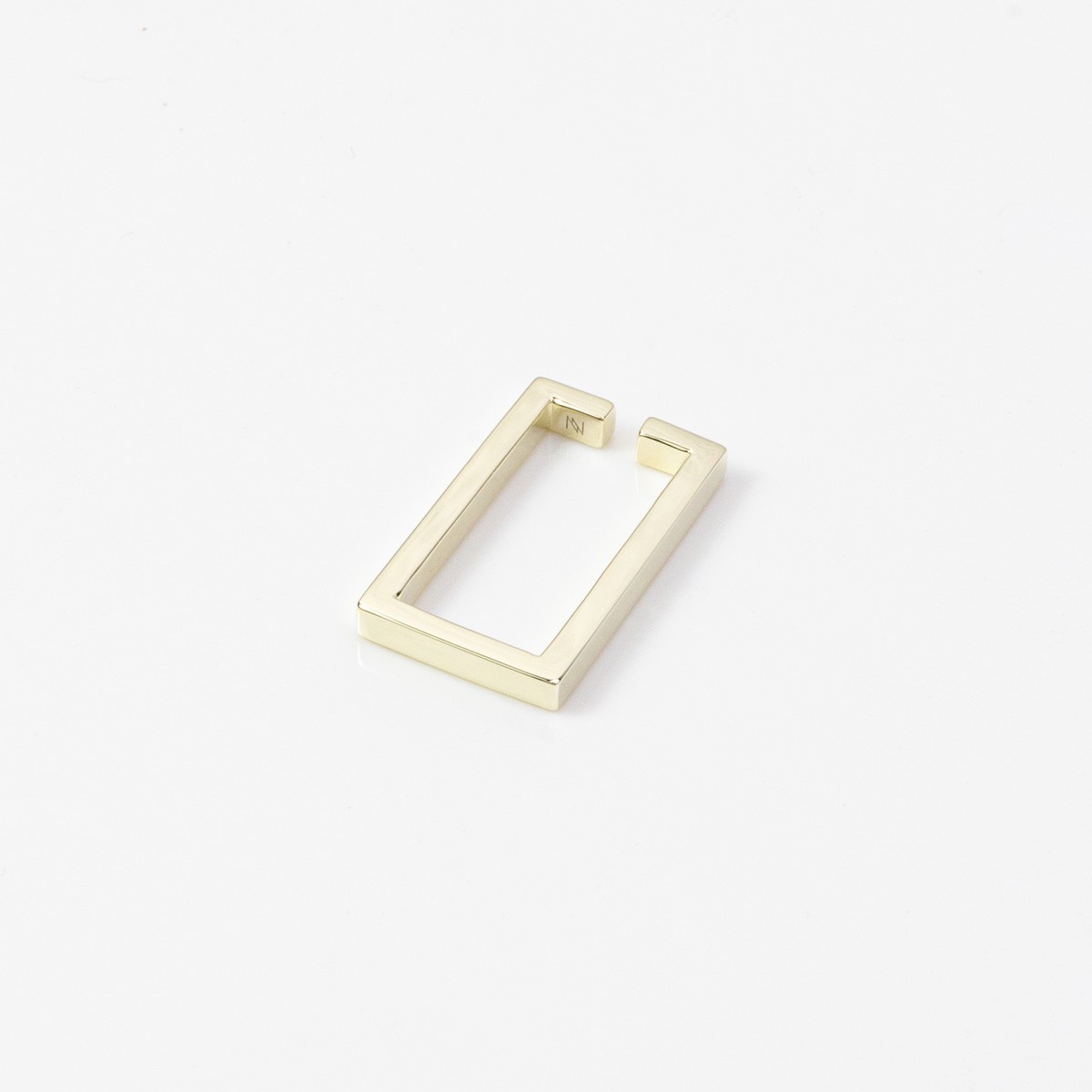 RECTANGLE EAR CUFF【K10 WhiteGold】 - ELRINA