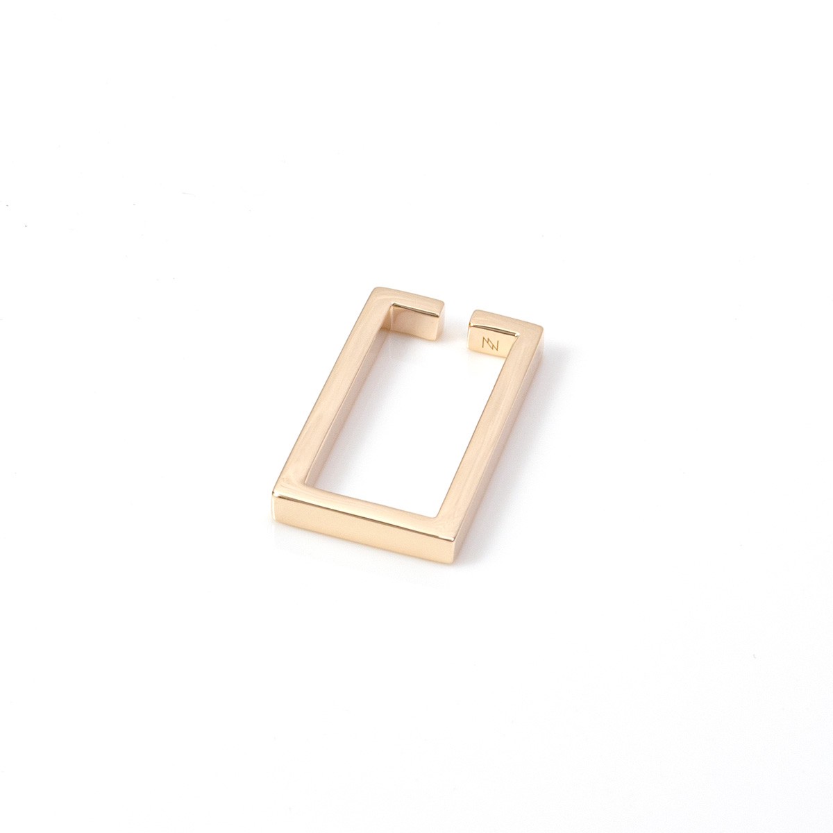RECTANGLE EAR CUFF【K10 YellowGold】 - ELRINA